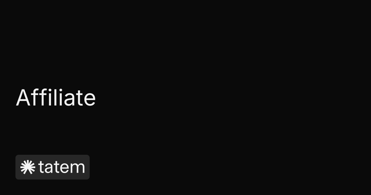 Affiliate - Tatem